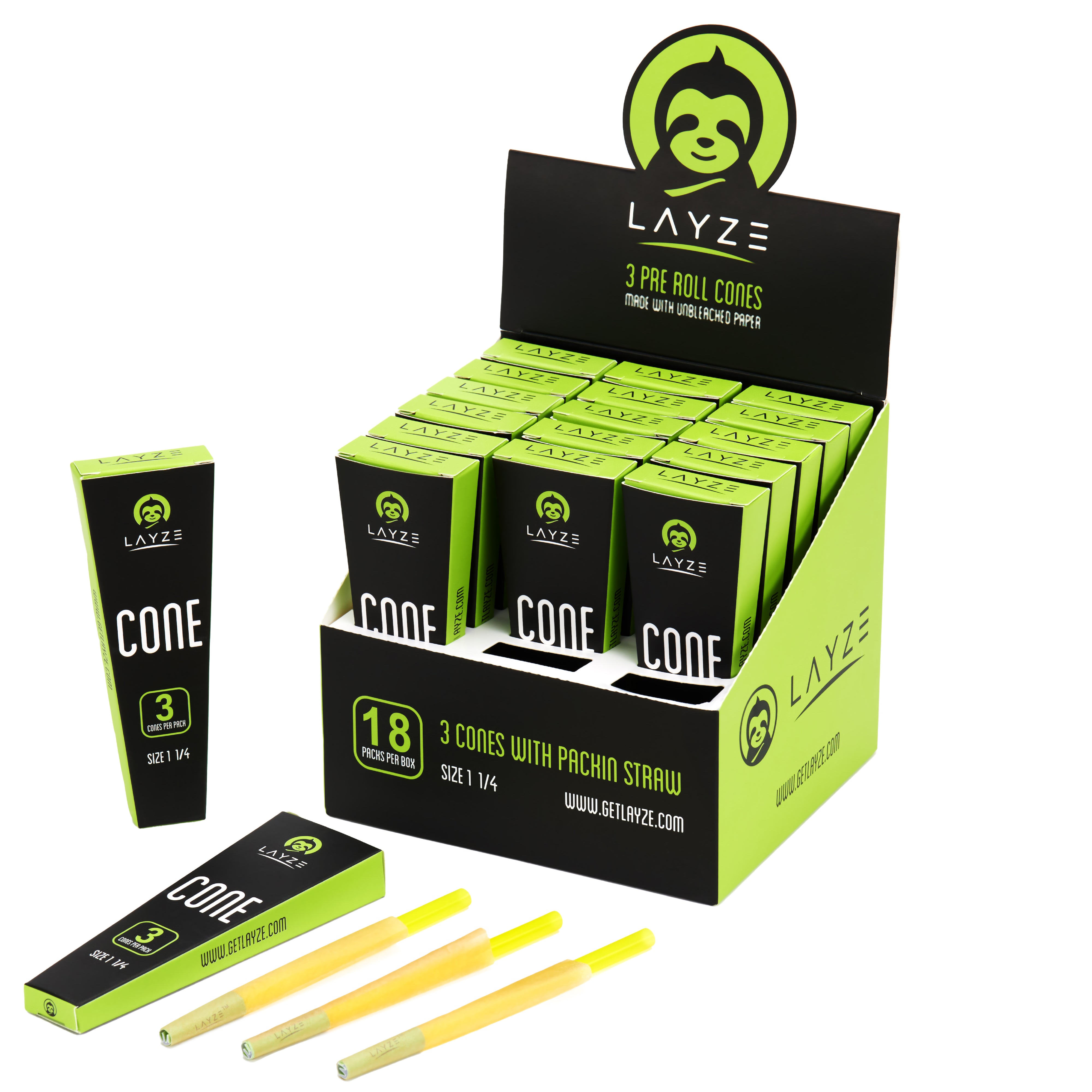 LAYZE Rolling Cone Display - getlayze.com